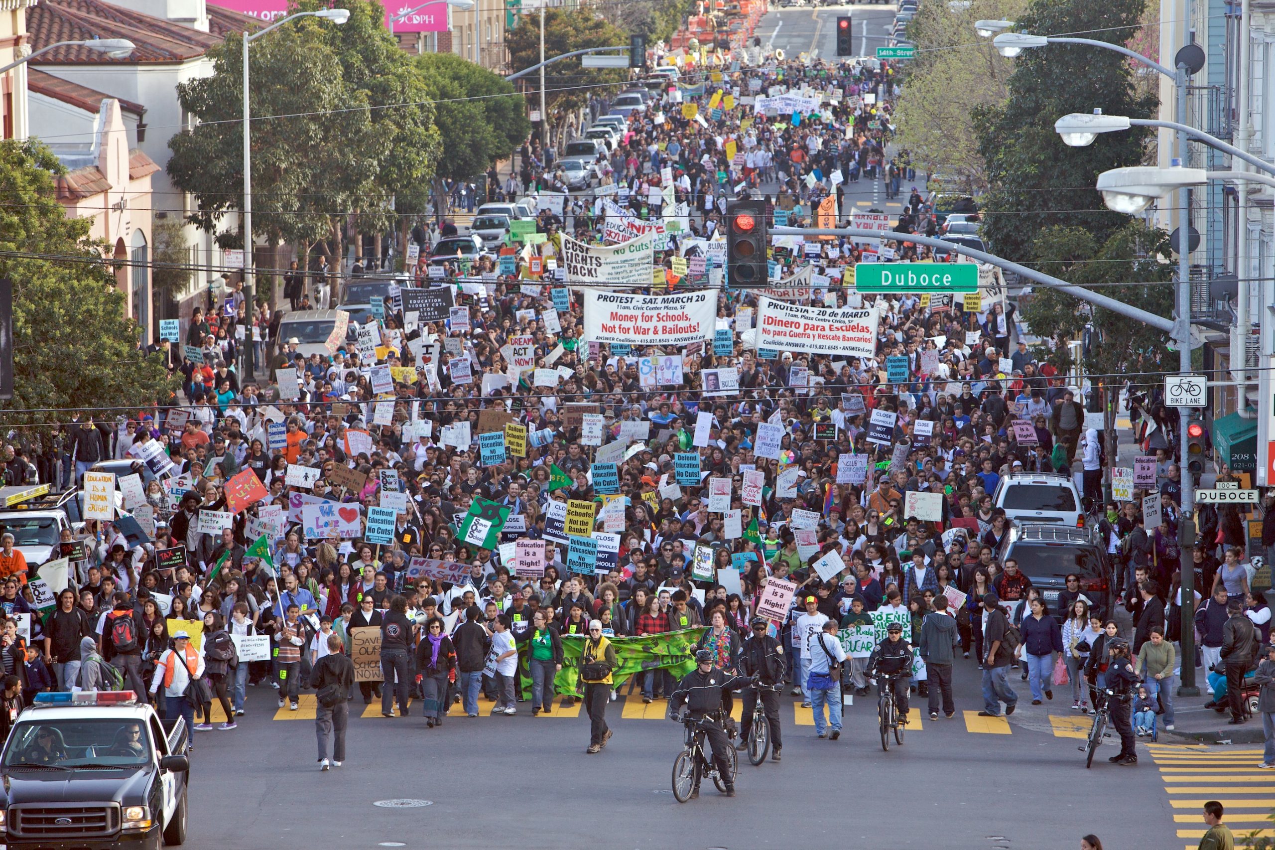Education protests — images from the street - San Francisco Public Press