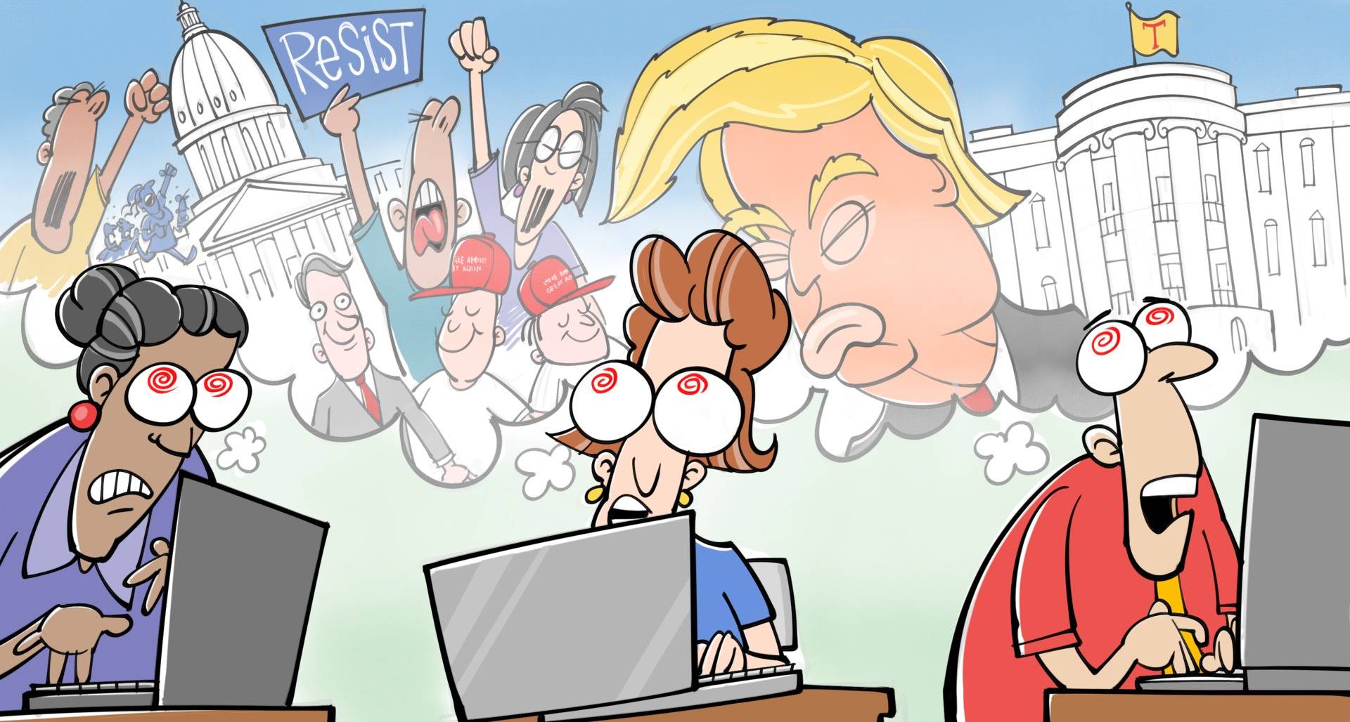 Can’t Get Any Work Done? New Survey Reveals Politics Is Killing ...