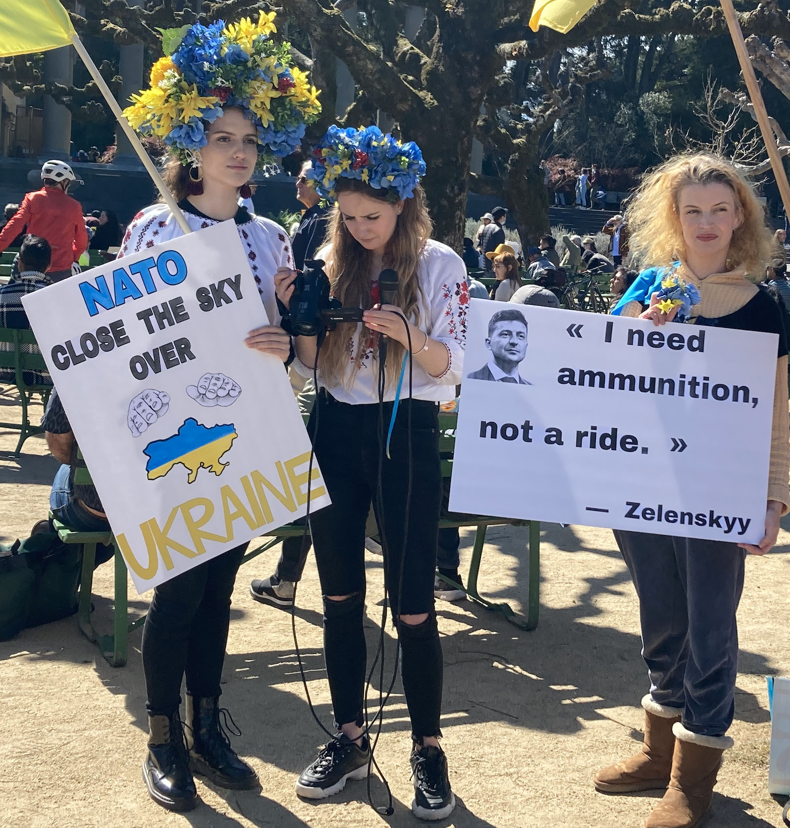 Ukrainians in SF Are Anxious and Angry, and Refugees Need Homes